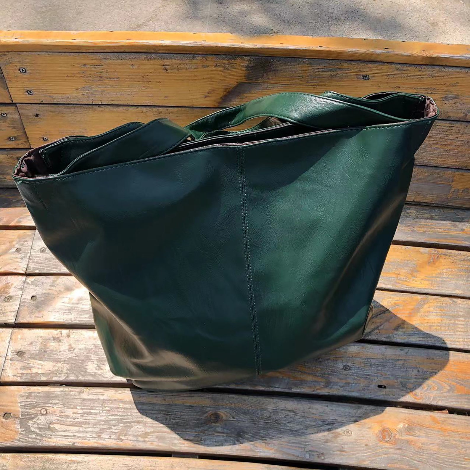 Large Soft Women Leather Tote Women Shoulder Bag Crossbody - Etsy