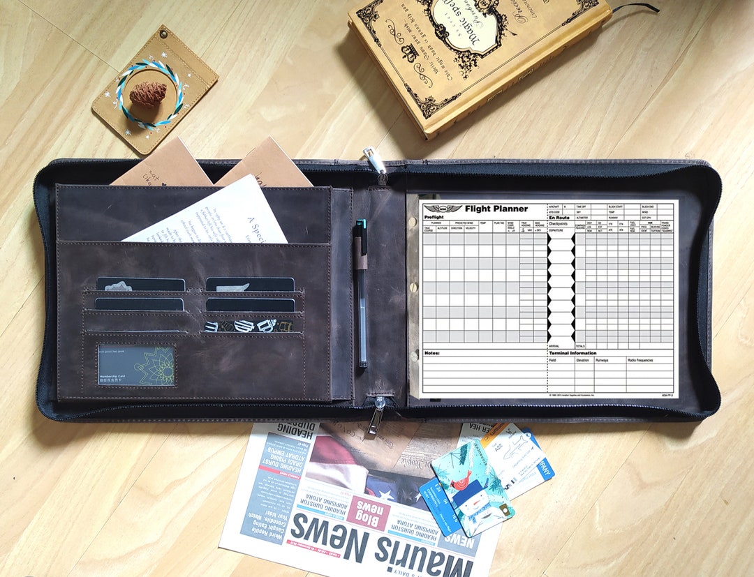 Personalized Pilots Log Book Binder, Perfect Gift for Pilots, Pilot ...