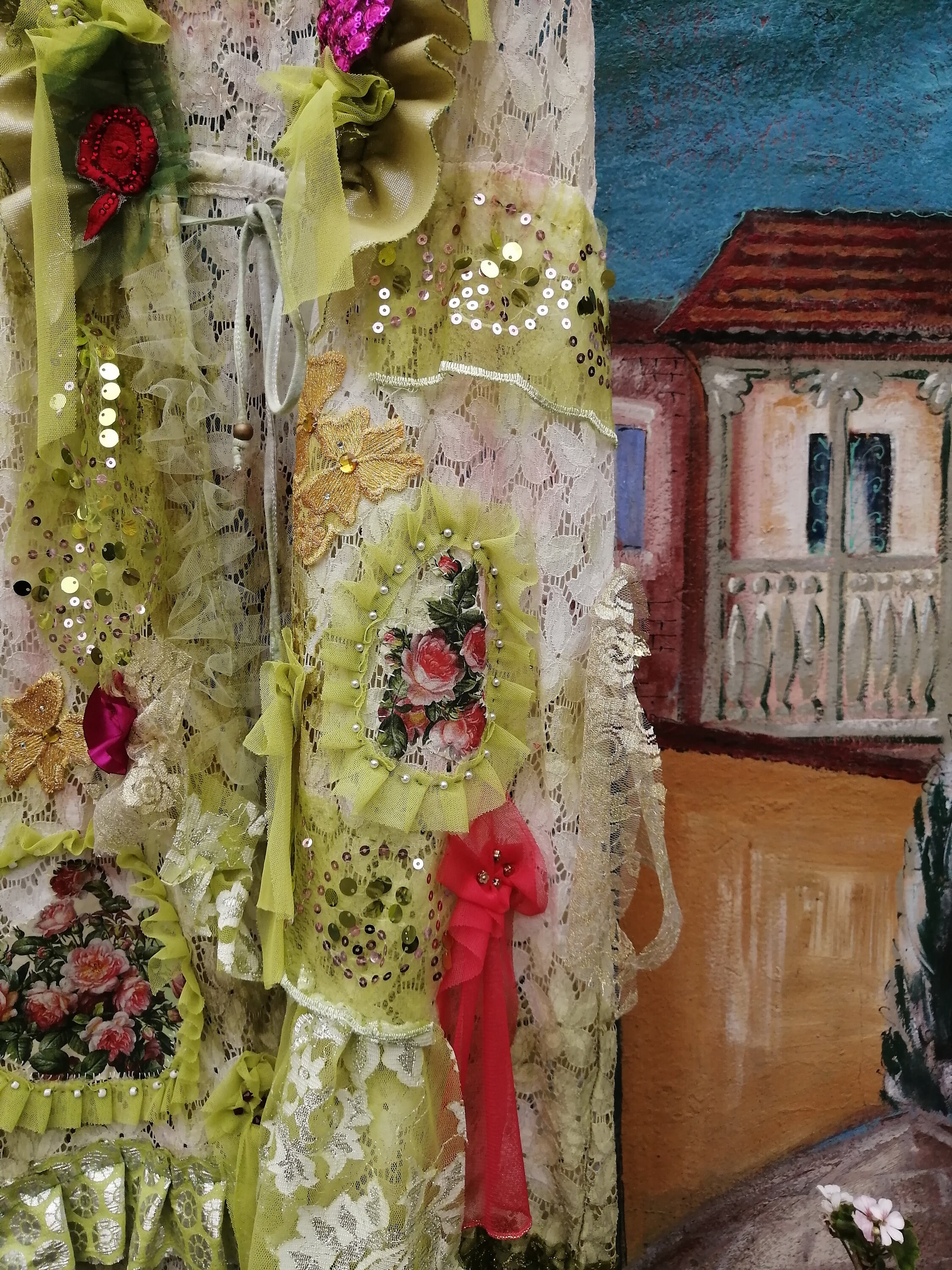 Beautiful Art to Wear Schabby Chic Lace Cardi endless Spring, Artsy ...