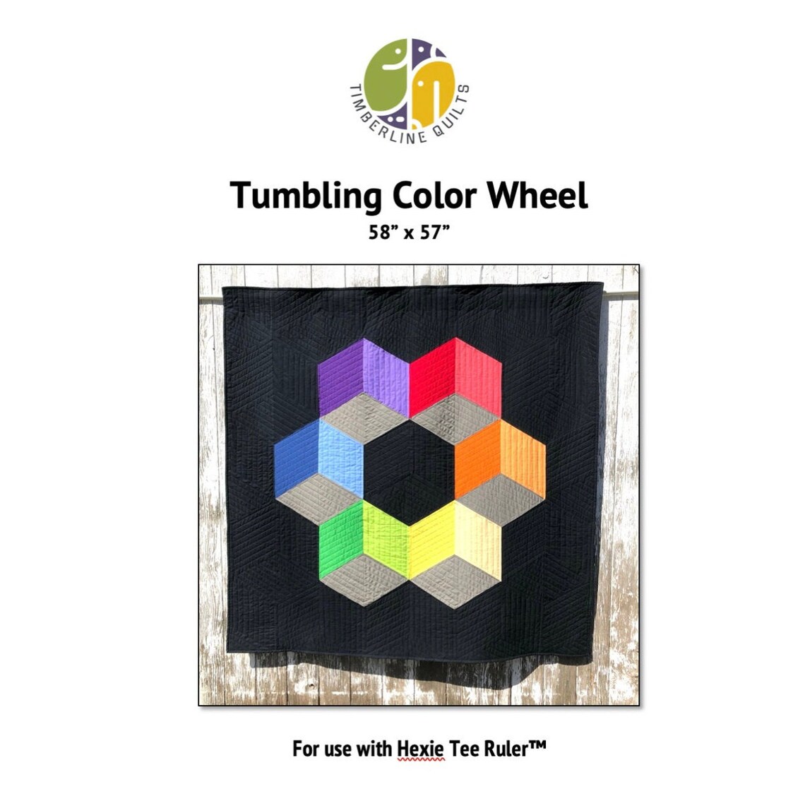 Tumbling Color Wheel - Paper Pattern - Etsy