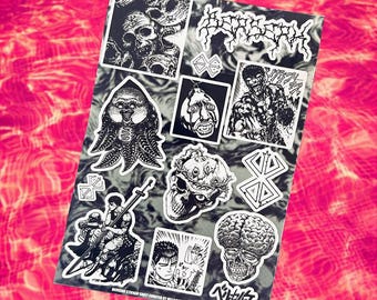 Dragonslayer Sword Sticker, Guts’ Sword Waterproof Vinyl Sticker, Dark ...