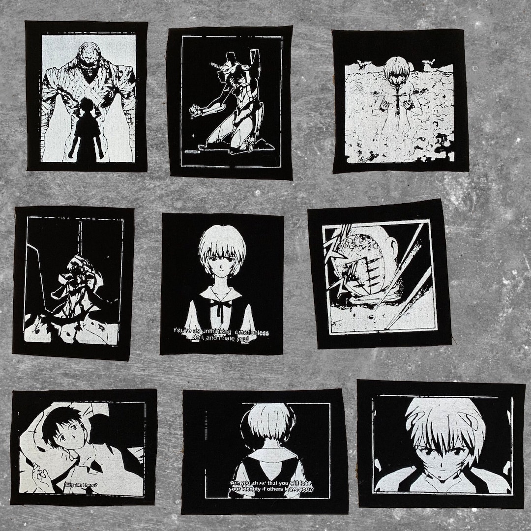 Mecha Anime Patches (set of 9) - Etsy