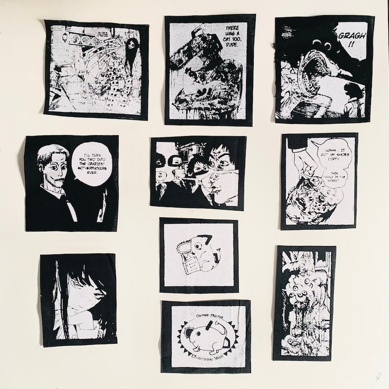 Chainsaw Man Manga Panels - Etsy