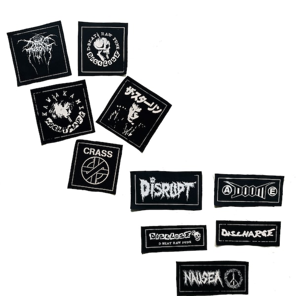 Metal Band Patches - Etsy