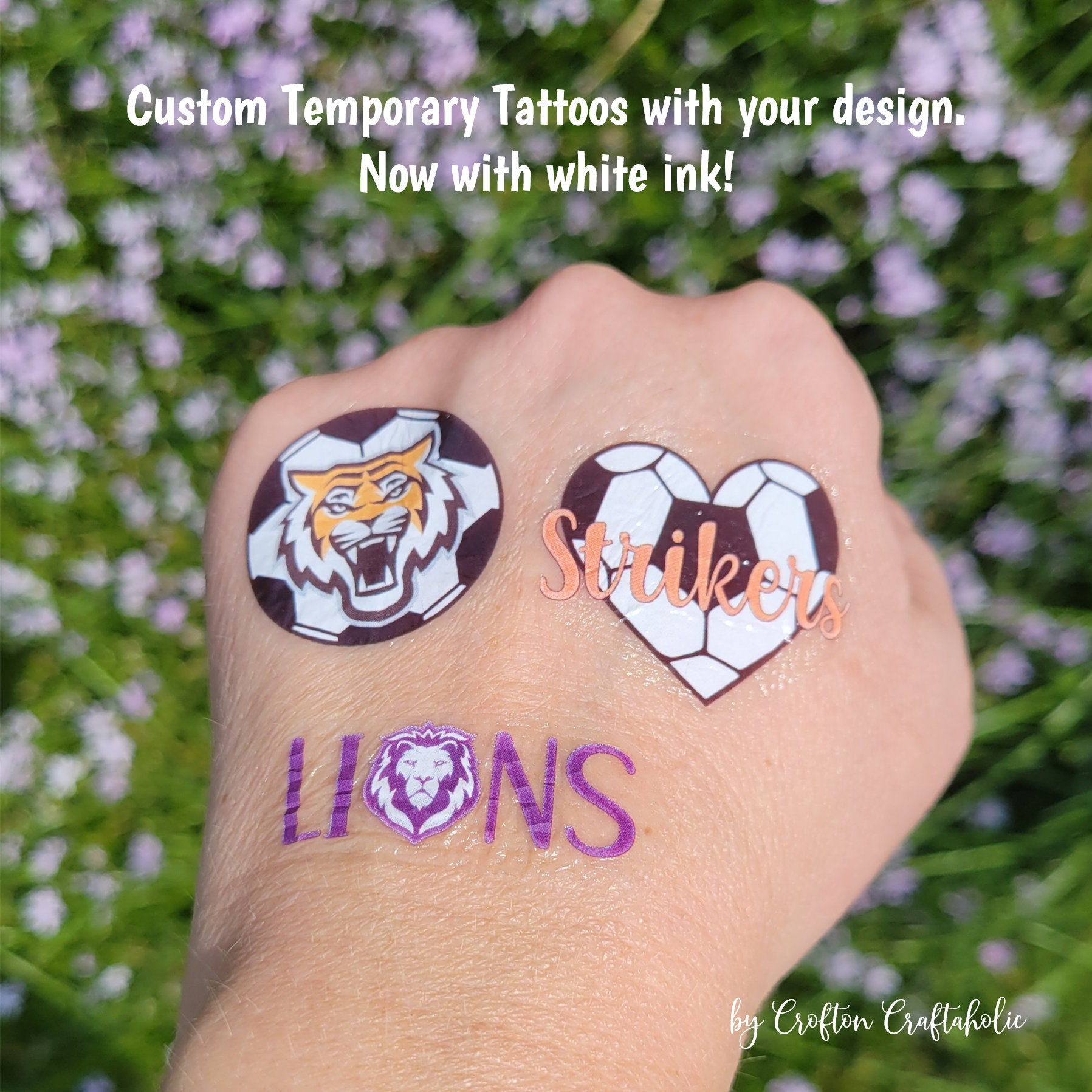 Custom Cheer Tattoos Custom Symmetrical Hip Design!! Thank You