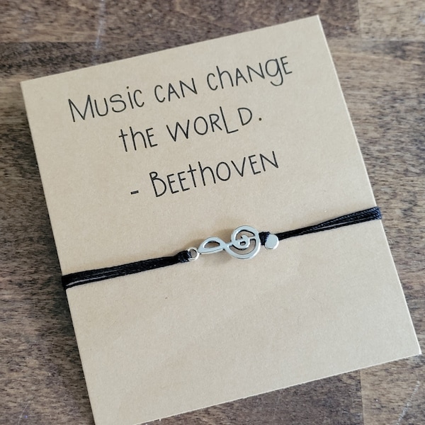 Music Charm Bracelet - Etsy
