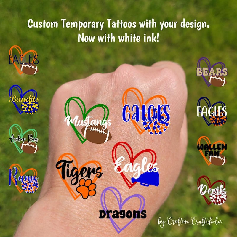 Cheerleader Face for Tattoos - Etsy
