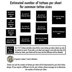 Custom Temporary Tattoos for Football Games - Custom Text for School ...