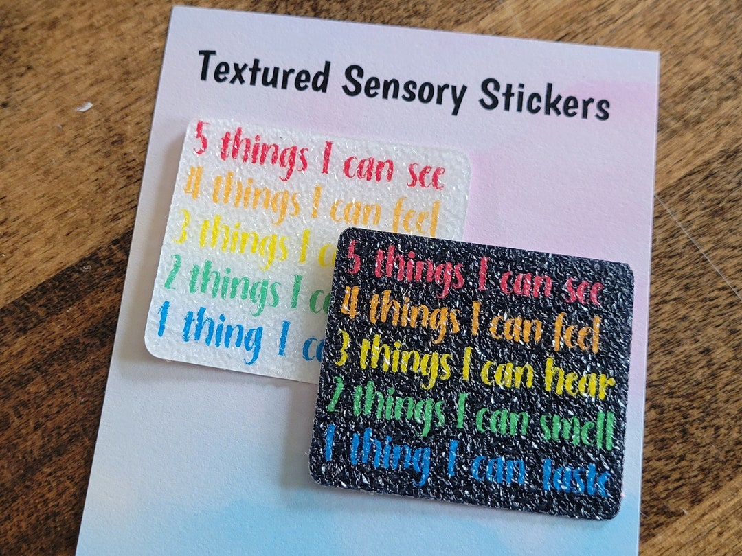 Mindfulness Textured Sensory Sticker, Tactile Fidget, Fidget for ...