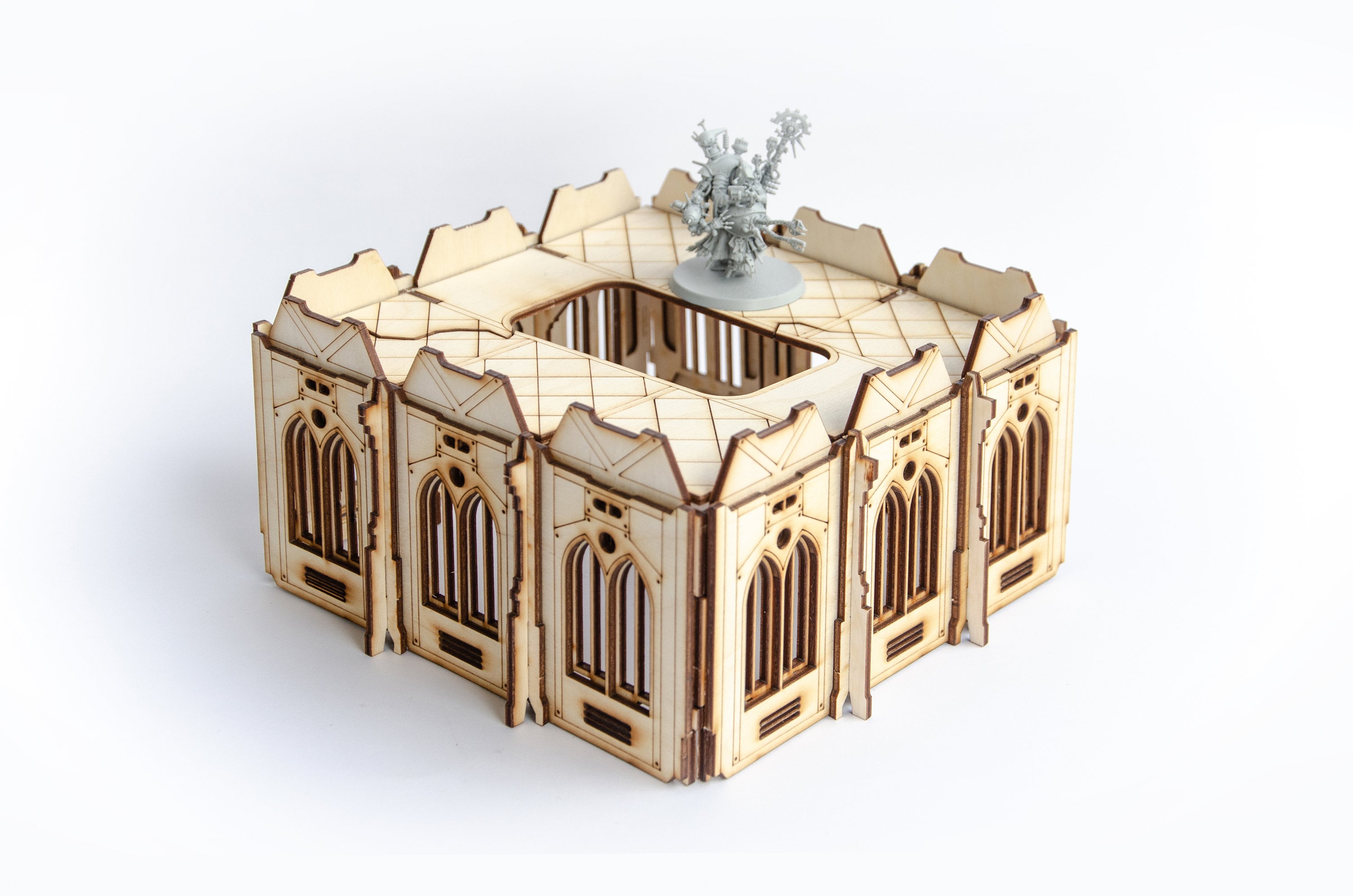 Modular Gothic Block House Set (2) - Wargaming Terrain 28mm - Warhammer ...