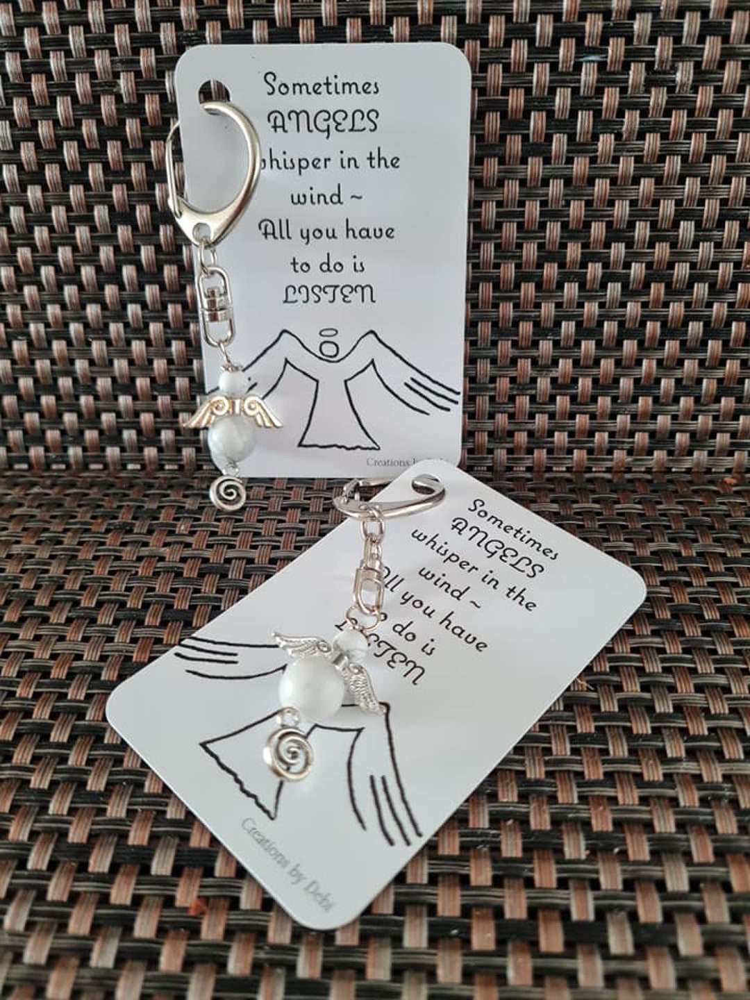 Guardian Angel Key Chain, Angel Pull, Angel Gift - Etsy