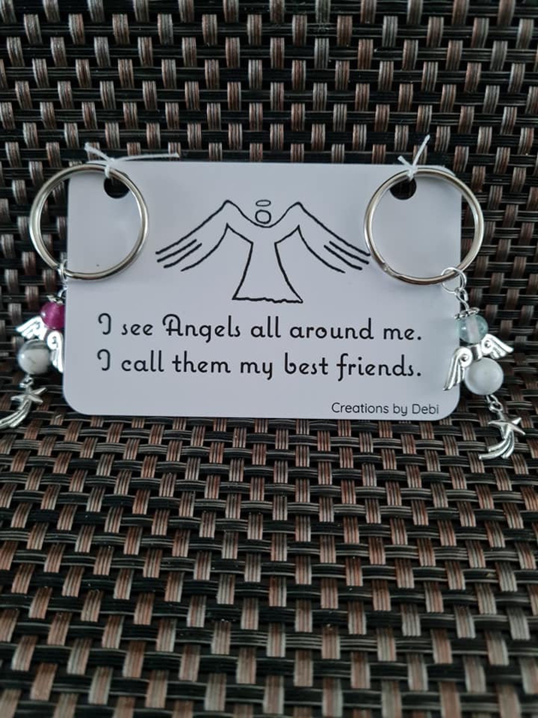 Best Friends Guardian Angel Key Chains, Angel Pull, Angel Gift - Etsy