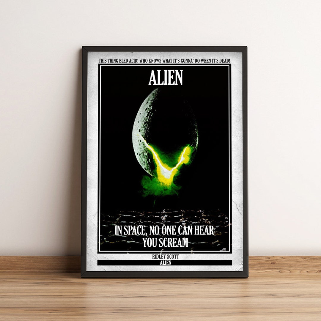 Alien Cult Film Poster Vintage Retro Art Print Classic - Etsy