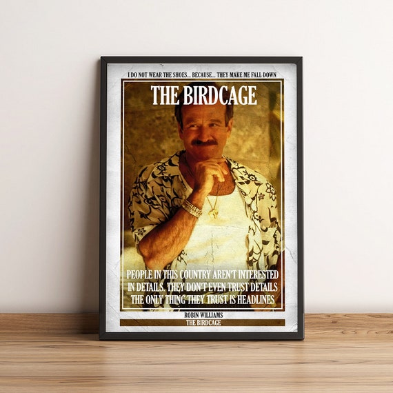 Robin Williams Birdcage Poster