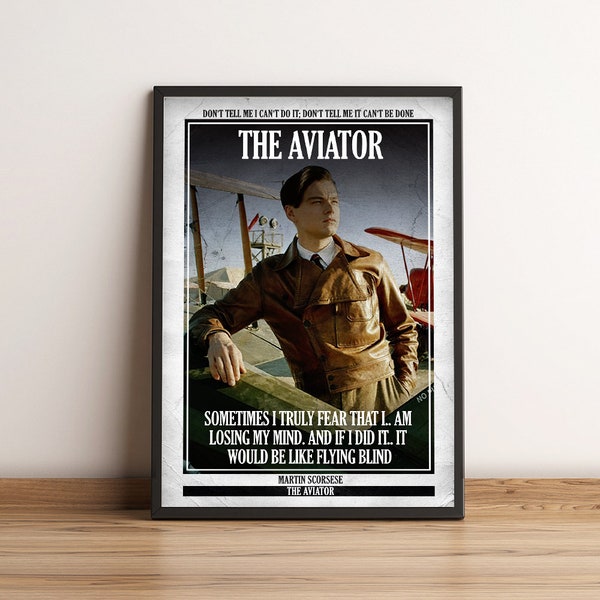 Aviator Poster - Etsy