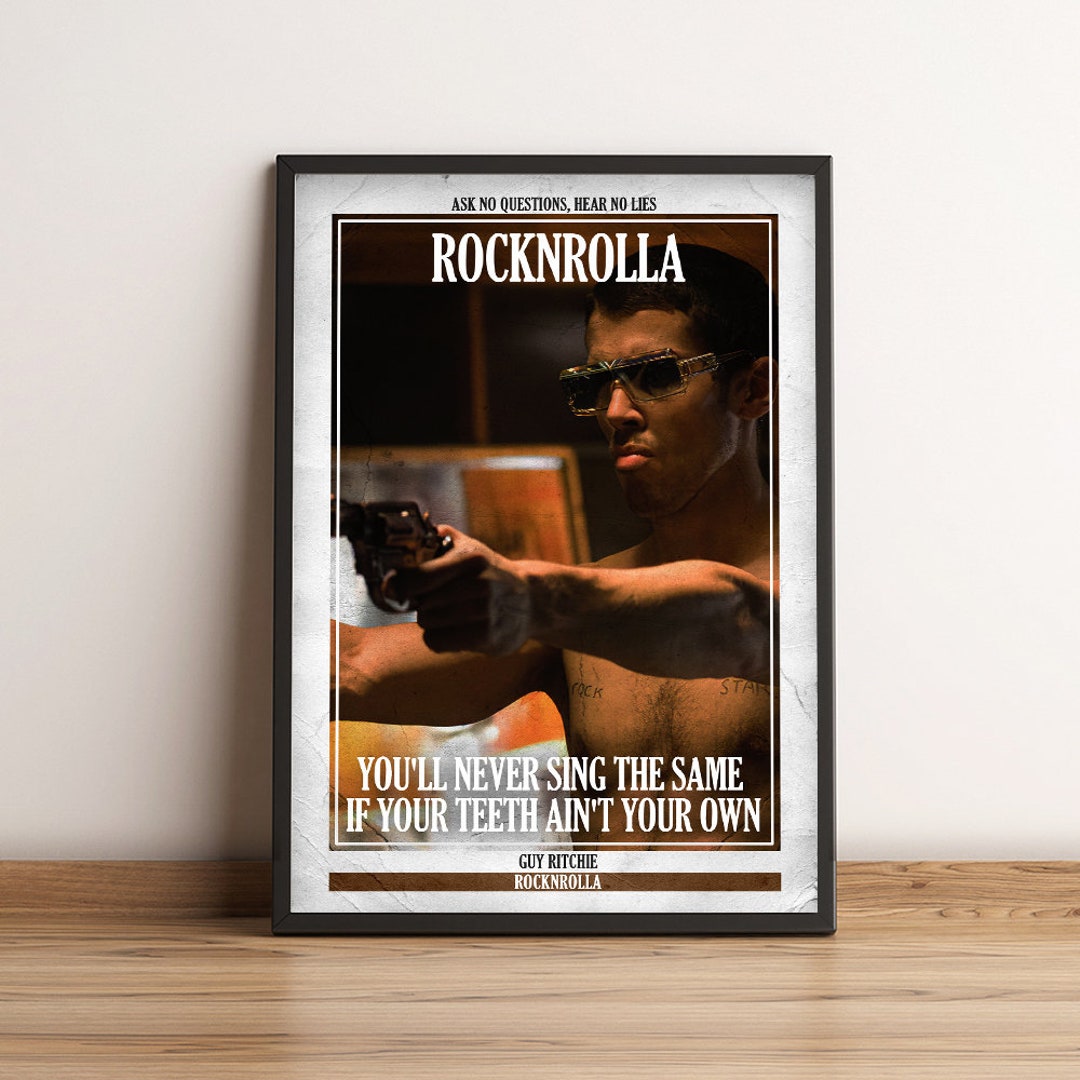 Rocknrolla Cult Film Poster Vintage Retro Art Print Classic Movie ...