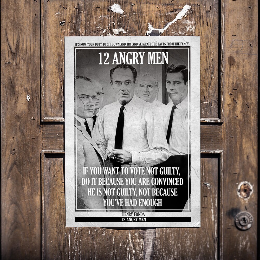 12 Angry Men Cult Film Poster 12-angry-men-cult-film-poster