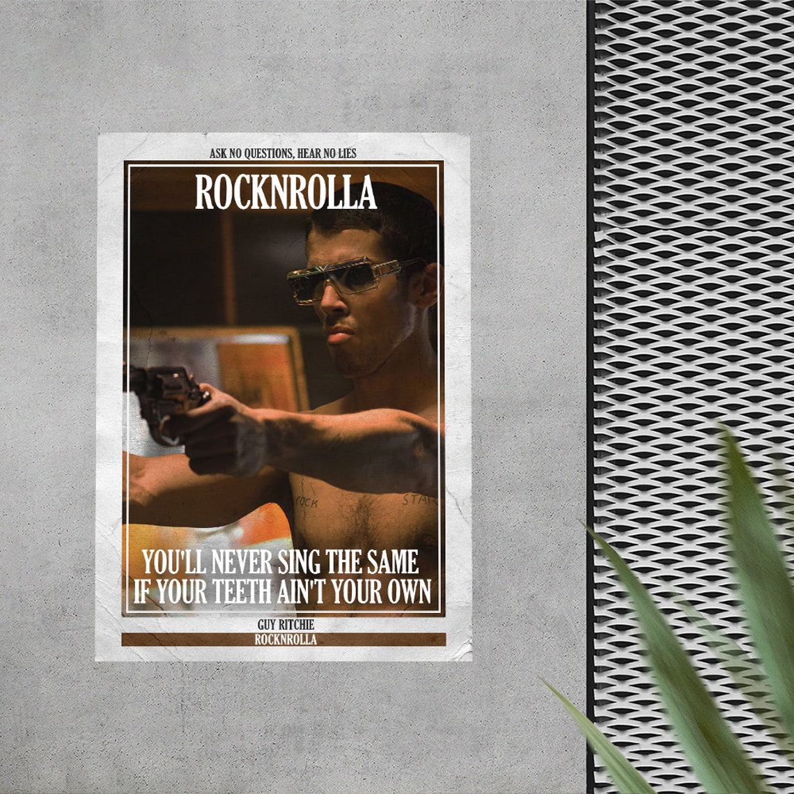 Rocknrolla Cult Film Poster Vintage Retro Art Print Classic Movie ...