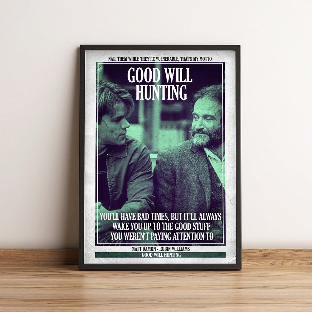Good Will Hunting Movie Poster