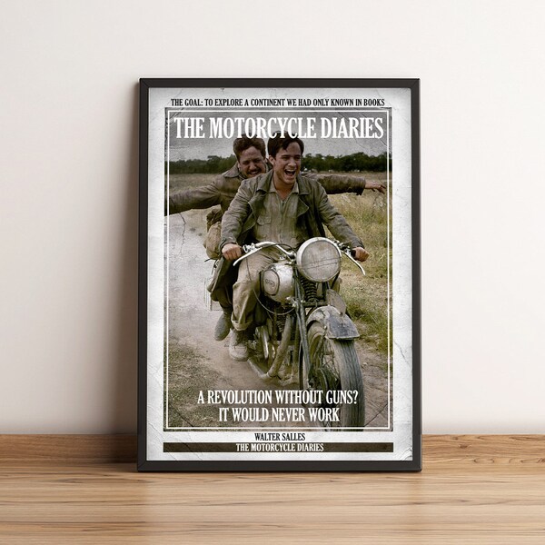 Motorcycle Poster - Etsy