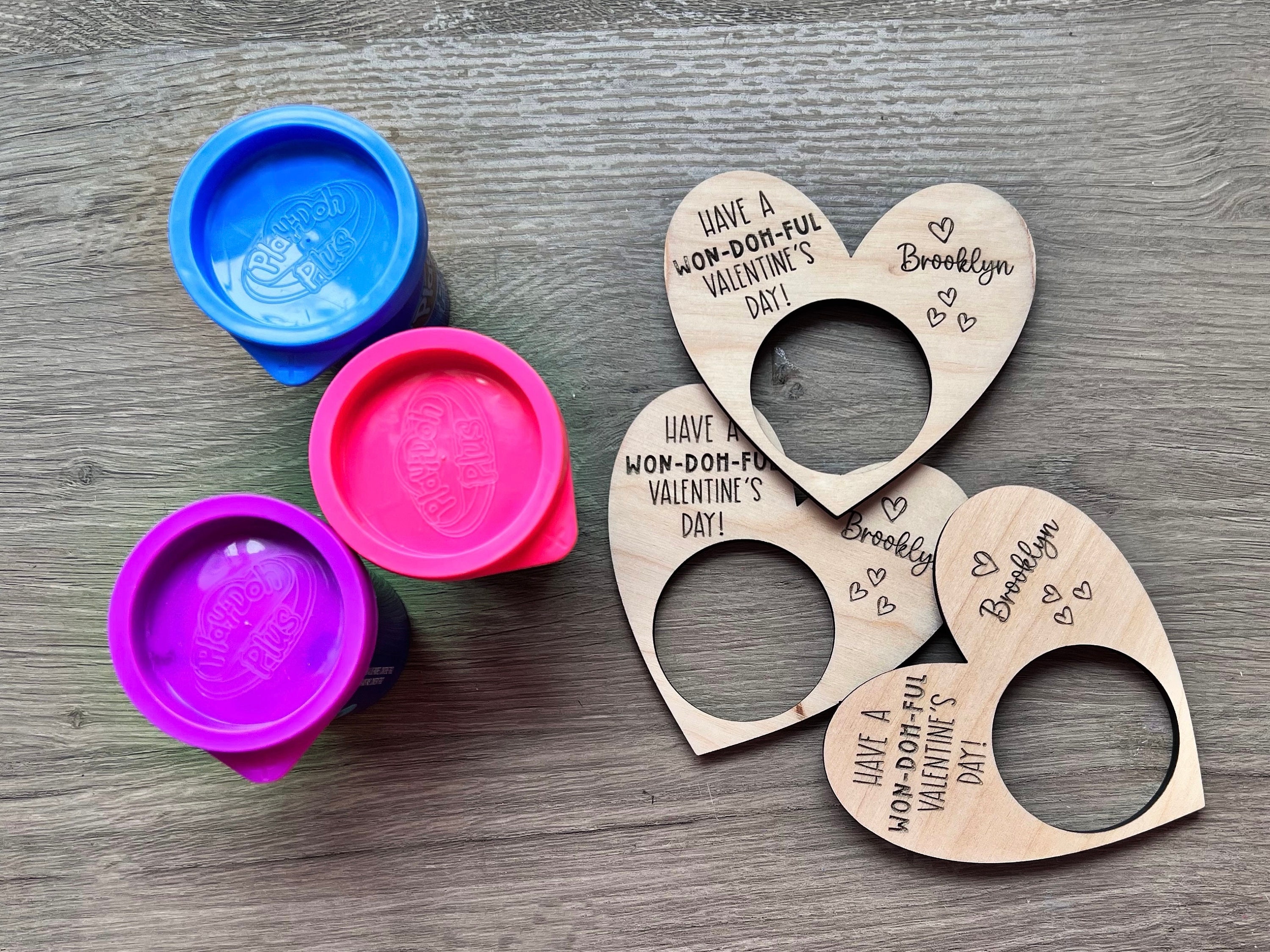 Play Doh Wondohful Classroom Valentine's Day SVG File for Laser Cutting ...