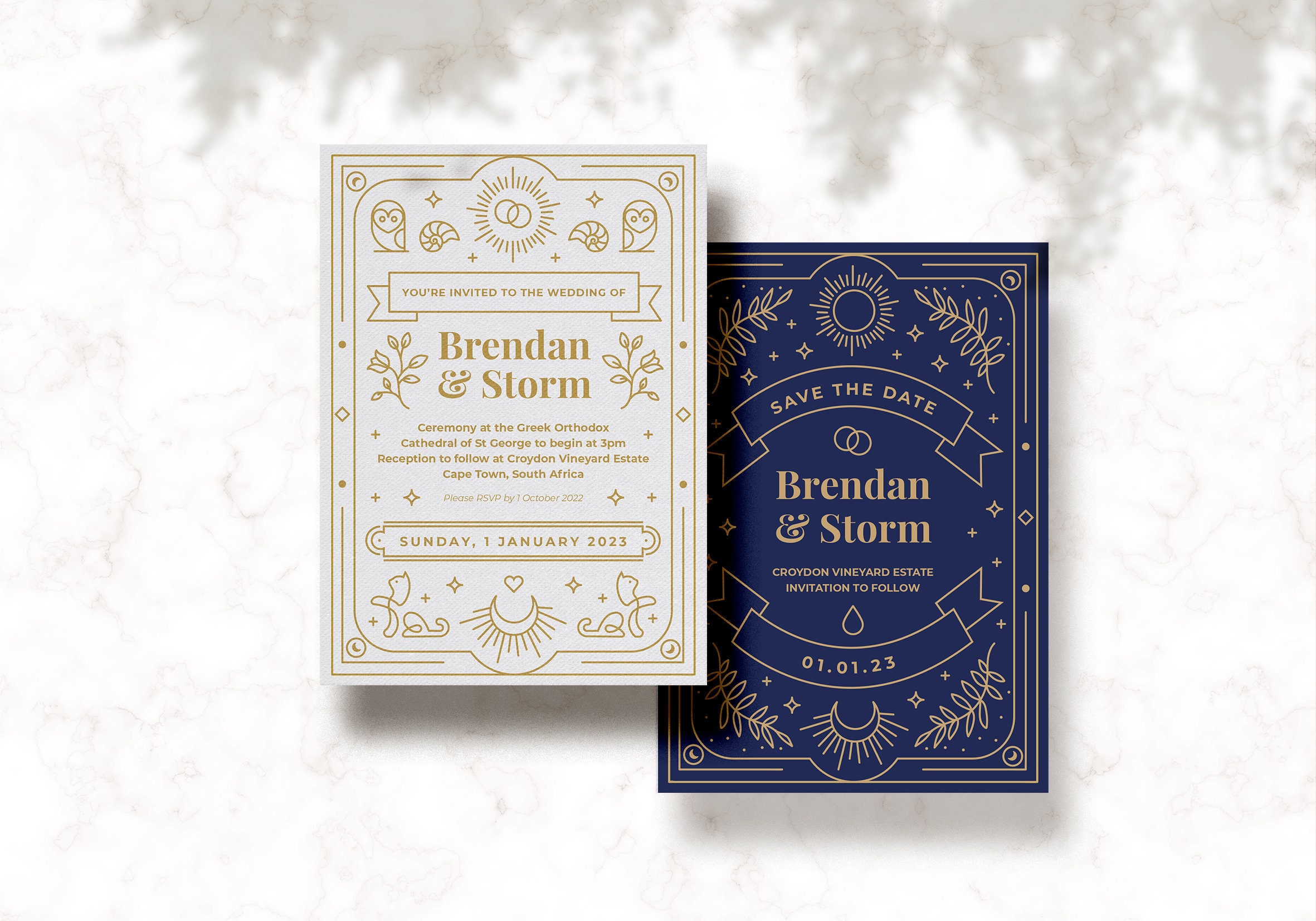 Custom Tarot Card Wedding Invite (digital Format) - Etsy