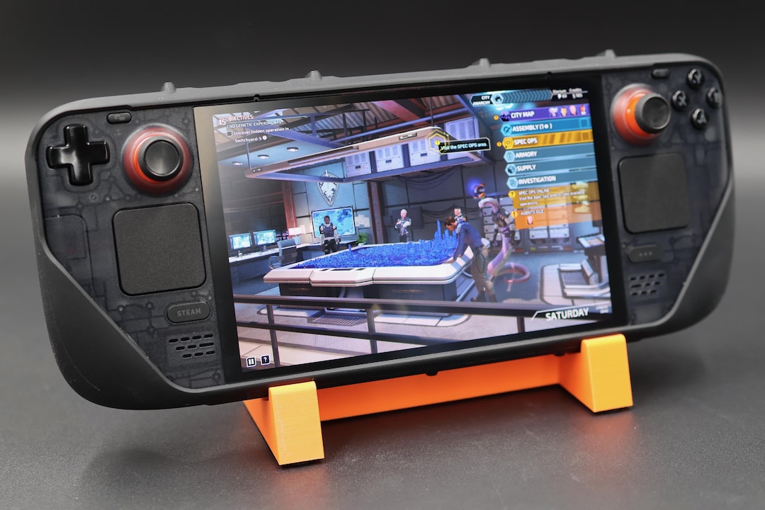 Steam Deck Stand - OLED/LCD Compatible With Case - 3D Printed Display ...