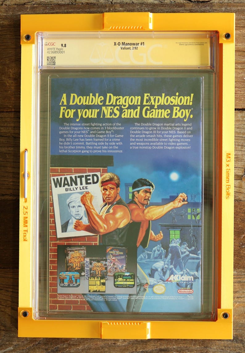 CGC Comic Book Frame (3D Printed) – Wall Mount Display With Magnetic ...