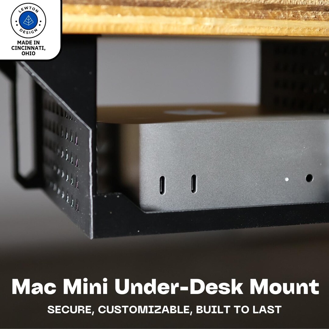 Mac Mini M4 Under-desk Mount - Durable, Customizable, Built to Last - Etsy