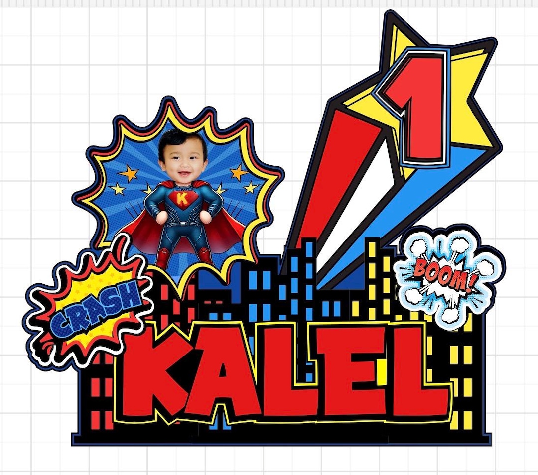 Super Hero Cake Topper. Custom Made. - Etsy