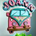 Groovy 70's Van Cake Topper, Peace and Love Party Centerpiece - Etsy