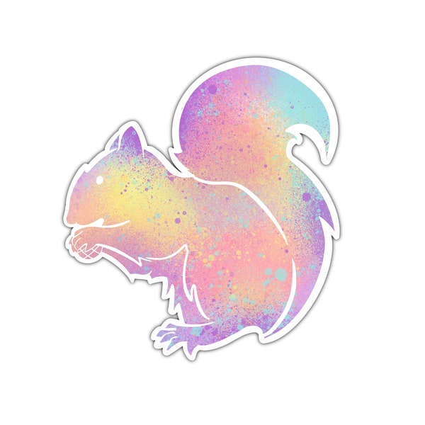 Squirrel Decal - Etsy