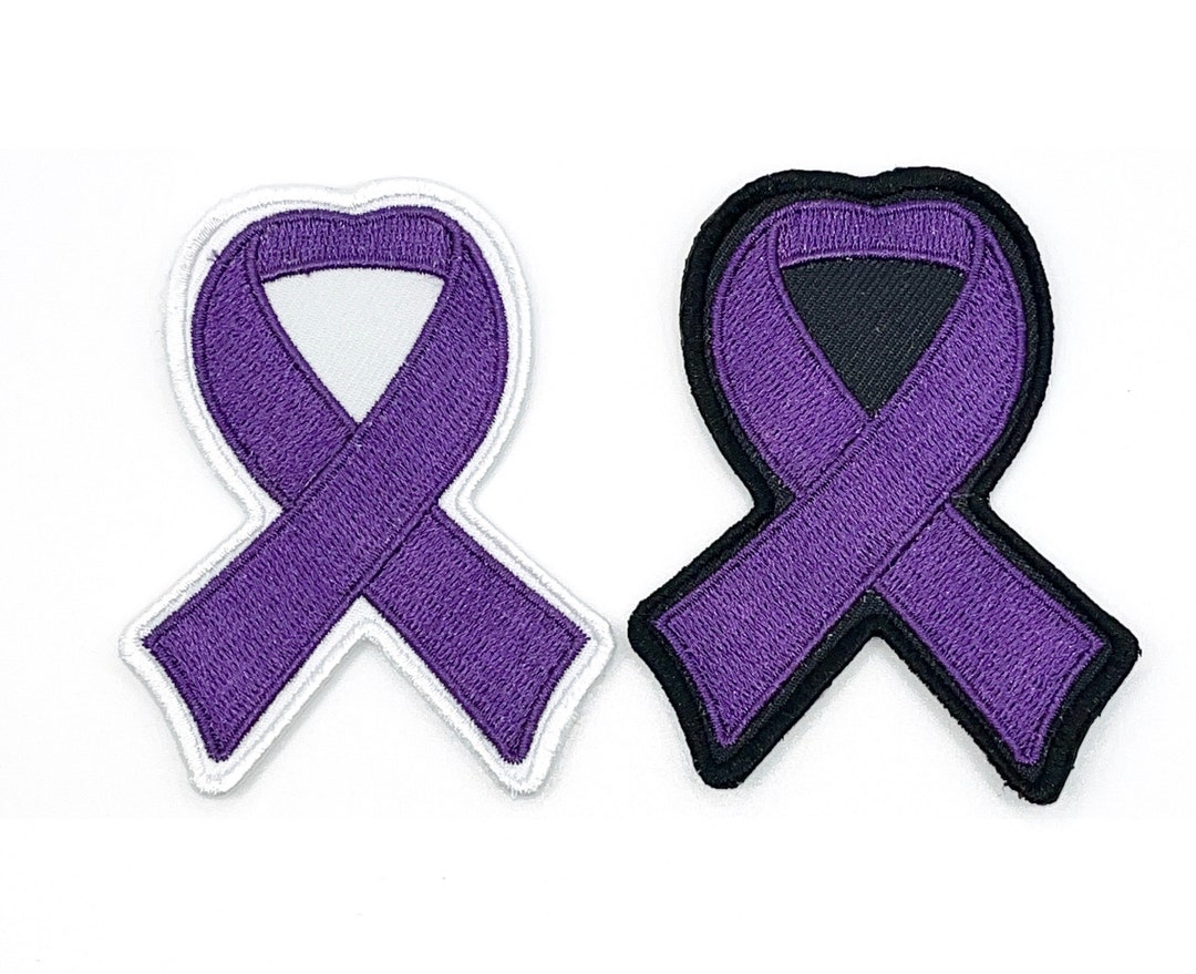 Rett Syndrome Patches Purple Ribbon Patches - Etsy