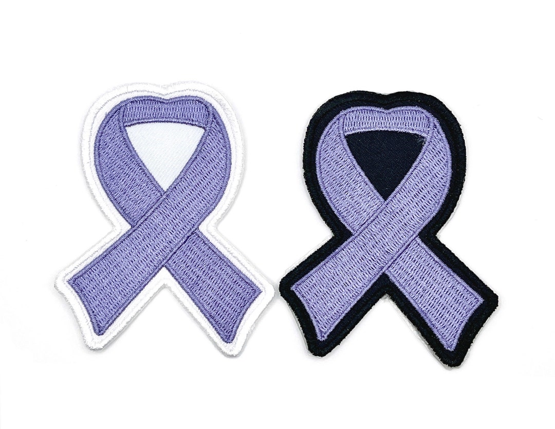 Gastric Cancer Stomach Cancer Lavender Ribbon Patches - Etsy