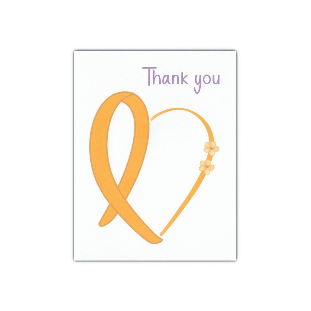 Childhood Cancer | 10 Pack of Thank You Cards - Etsy