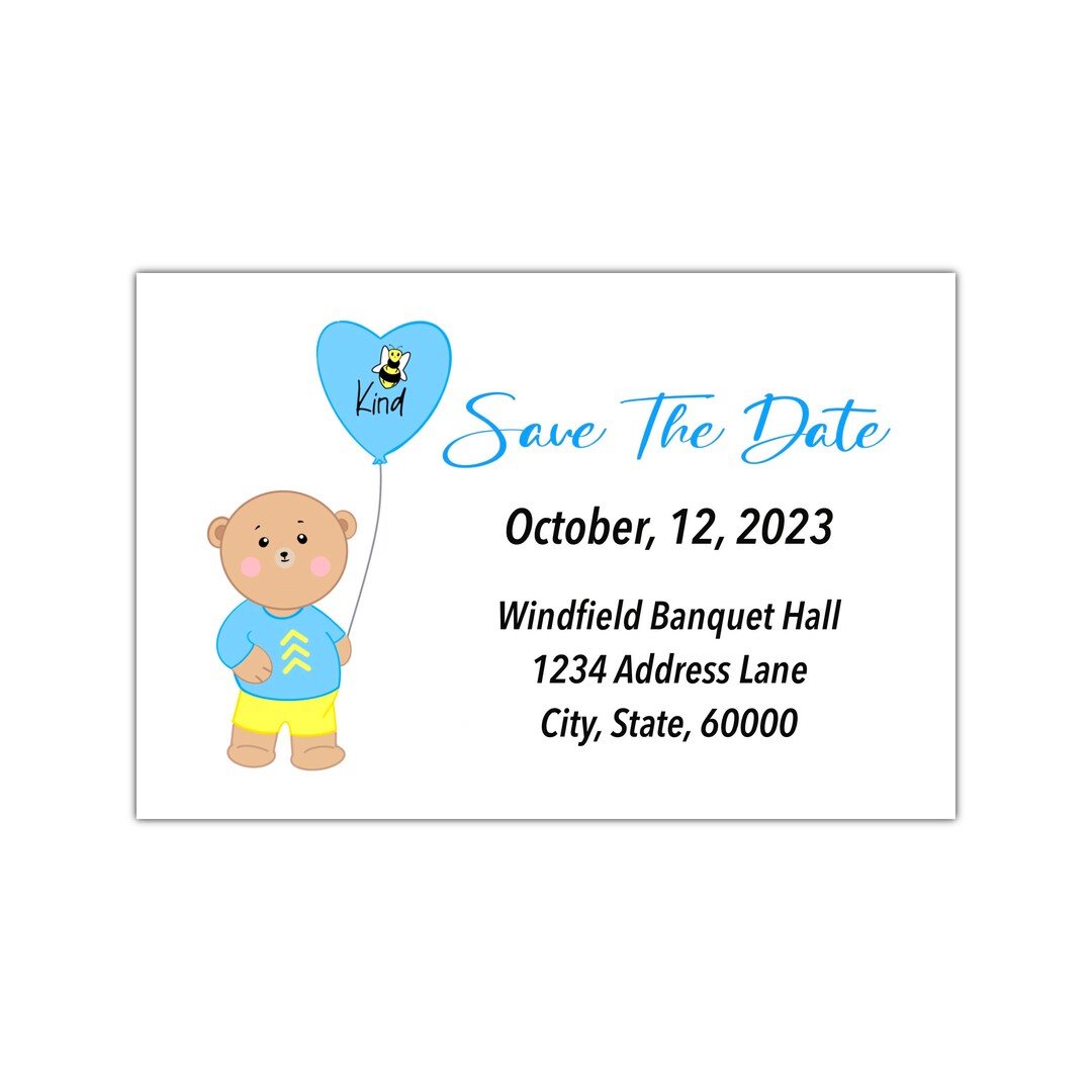 10 Autism Personalize Invitations - Etsy