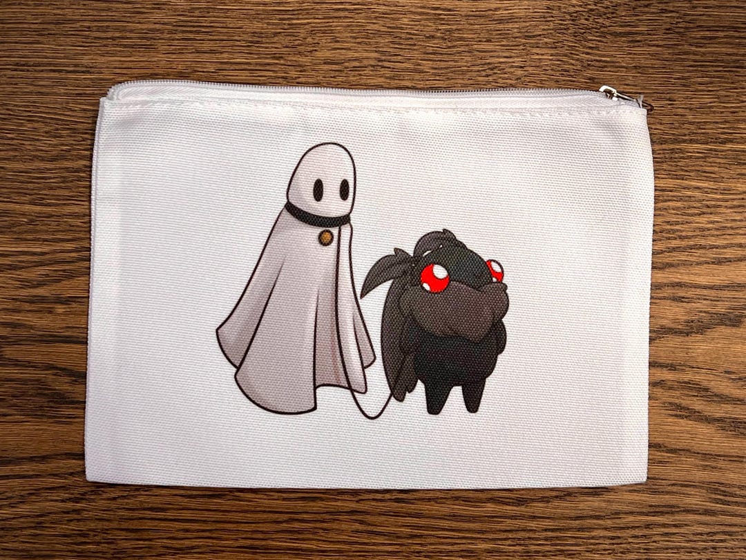 Baby Mothman and Ghost Pencil Case / Mothman Makeup Bag || Live Laugh Lurk - Boba Mothman Series ...