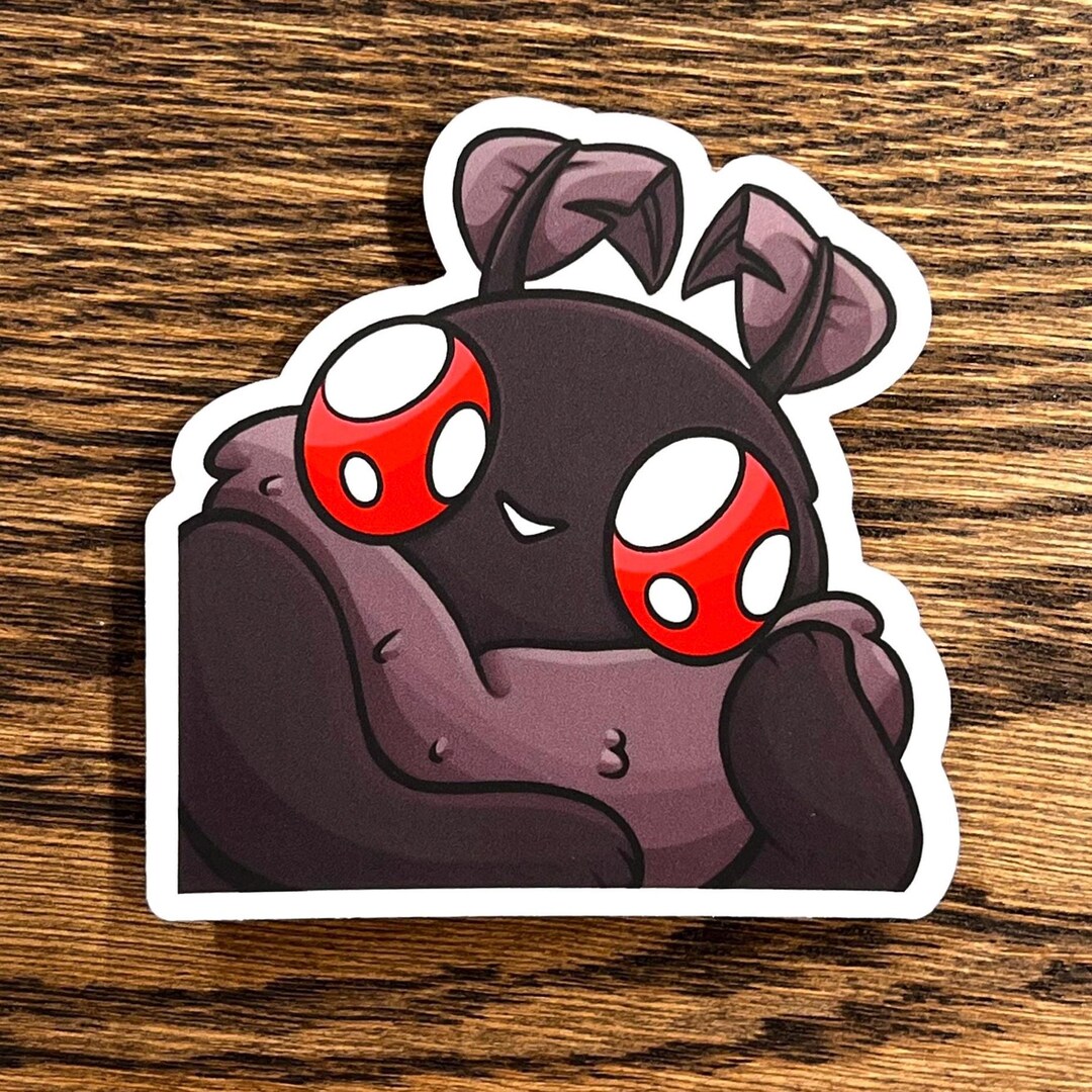 Mothman How’s It Goin’ Sticker || Live Laugh Lurk - Boba Mothman Series ...