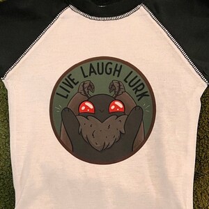 Mothman Baby Bodysuit || Live Laugh Lurk - Boba Mothman Series || Cute ...