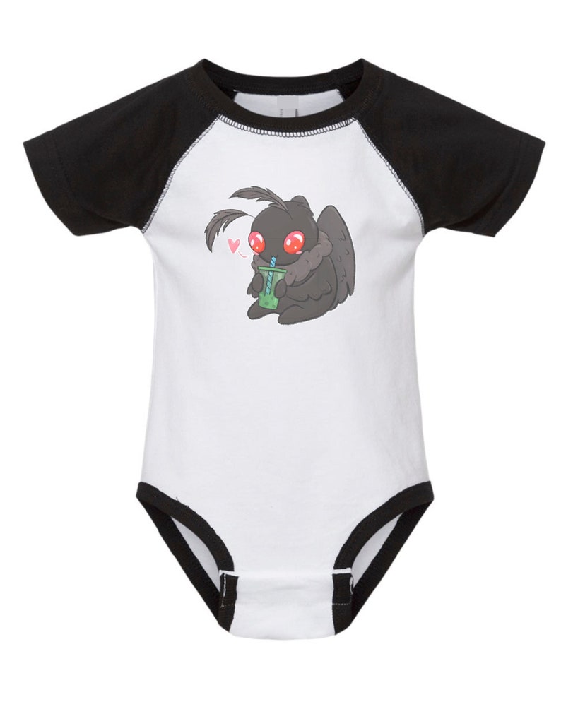 Mothman Baby Boba Bodysuit || Live Laugh Lurk - Boba Mothman Series ...