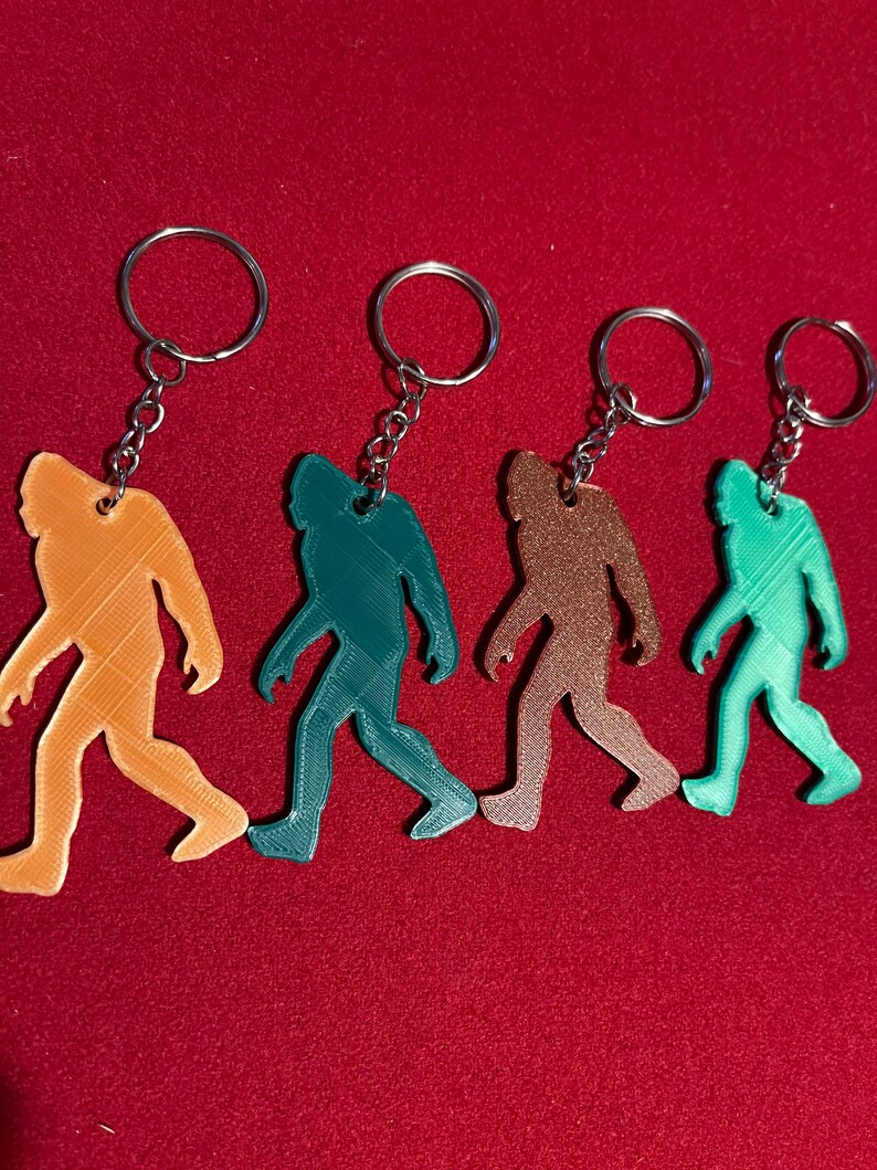 The Original Bigfoot Keychain 3D Printed - Etsy
