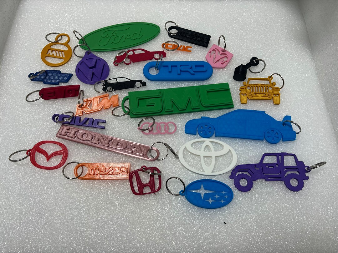 Custom Vehicle Keychains - Etsy
