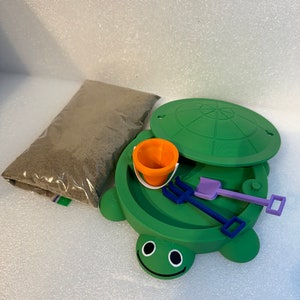 Turtle Sandbox With Lid and Sand - Etsy