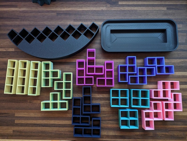 Tetris Balance Game With Case - Etsy