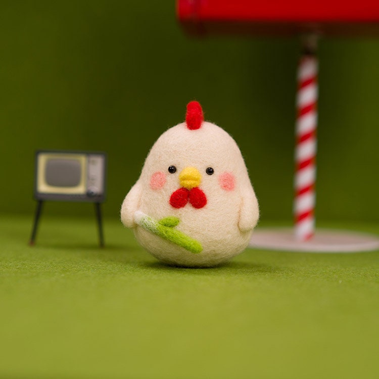 Wool Felt Poke Poke Music Diy Material Package Couple Handmade Birthday ...