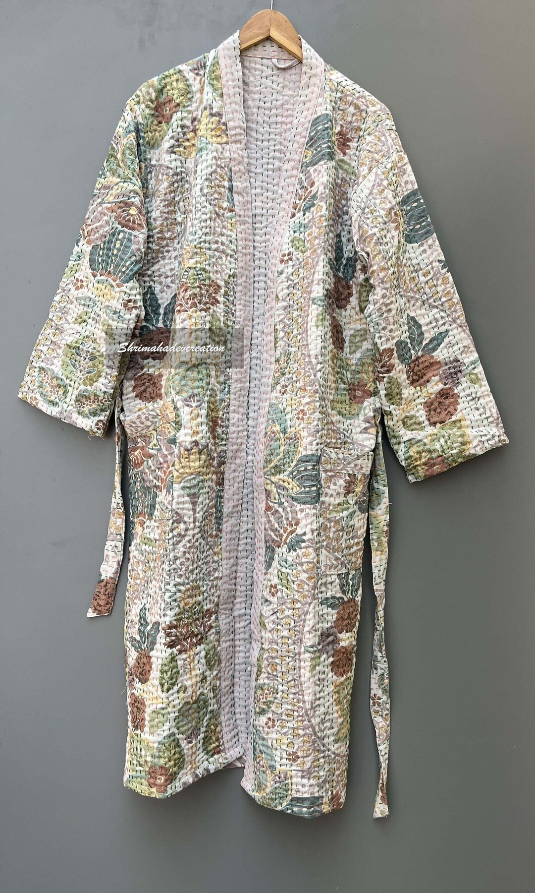 Cotton Floral Printed Women Wear Night Soft and Comfortable Kantha ...