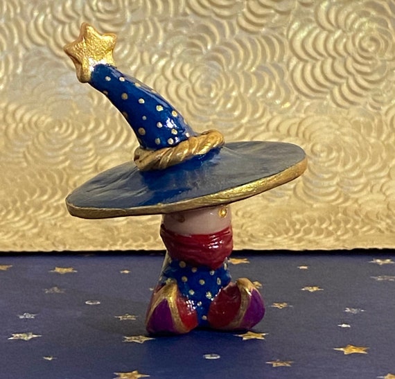 Wizard Dnd Miniature Worry Doll Figurine | Etsy