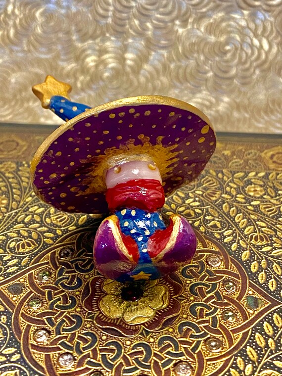 Wizard Dnd Miniature Worry Doll Figurine - Etsy