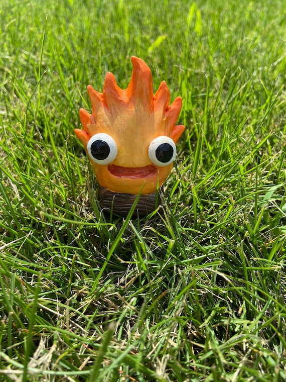 Calcifer Figure Howl's Moving Castle Studio Ghibli | Etsy