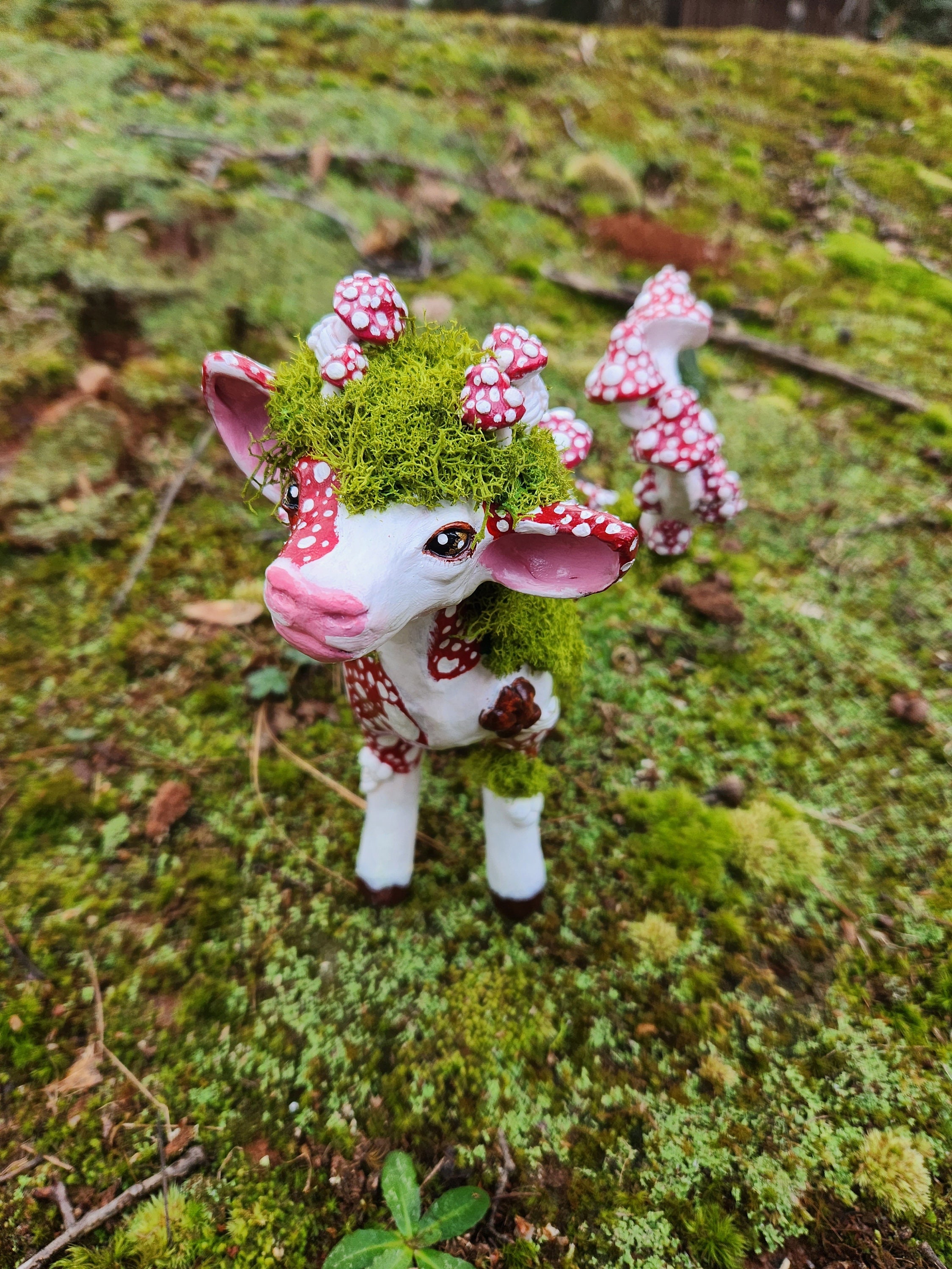 Minecraft Papercraft Baby Mooshroom